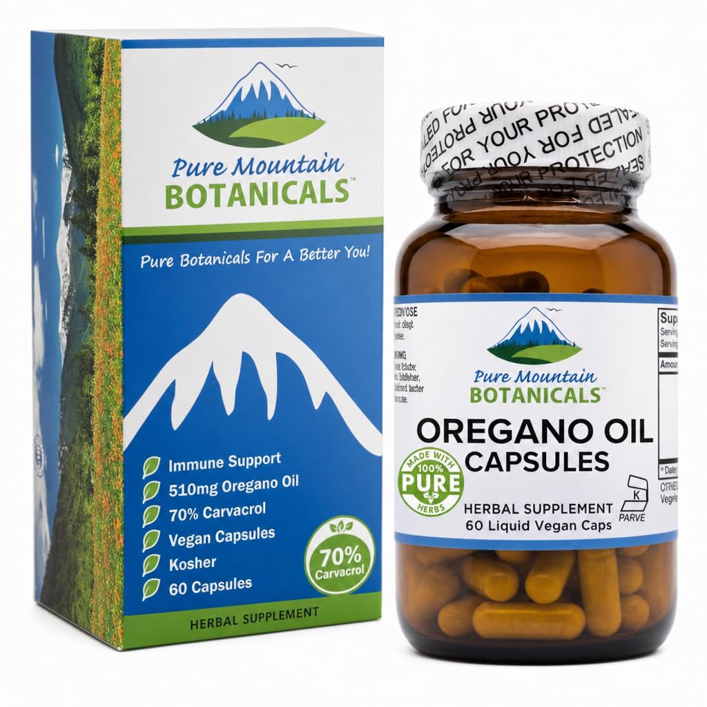 vegan-friendly oregano oil capsules