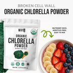 vegan-friendly organic chlorella powder