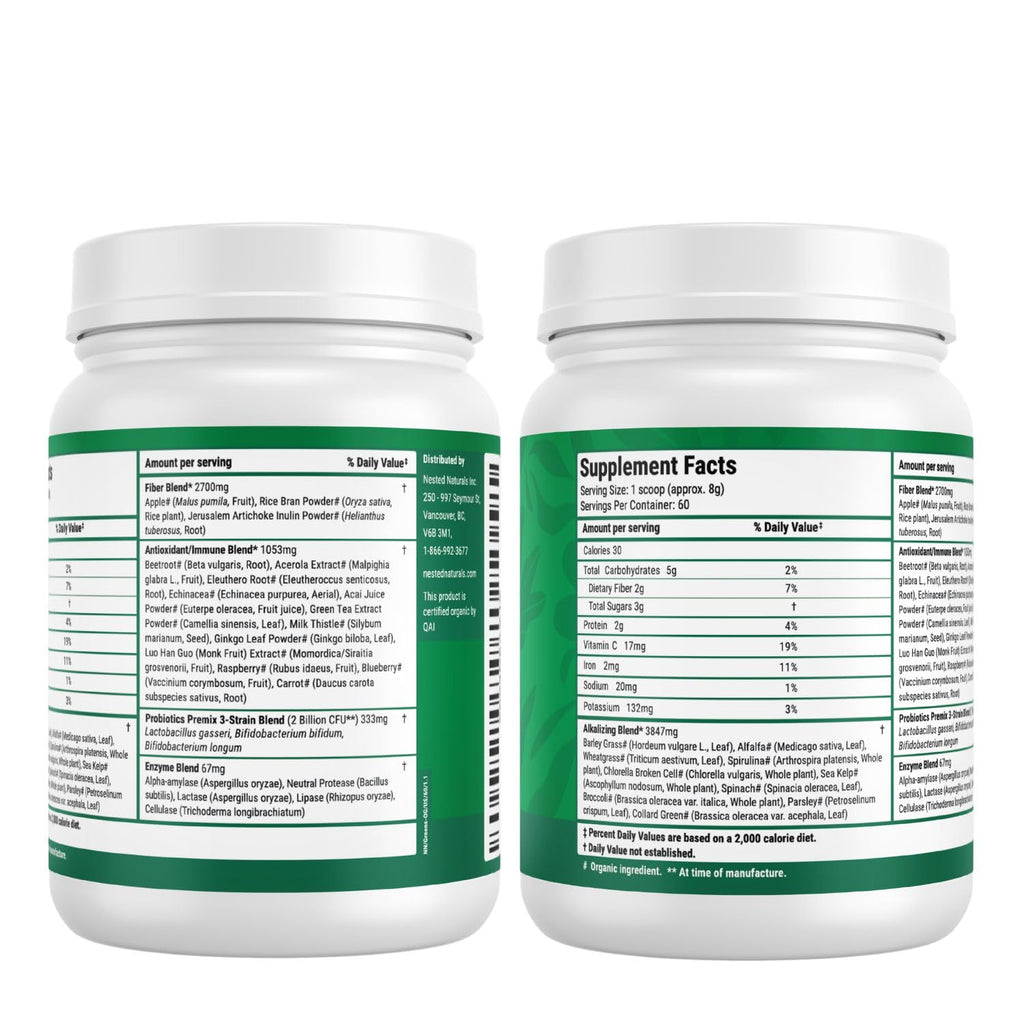 vegan-friendly organic green supplement