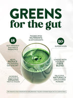 vegan-friendly organic greens blend