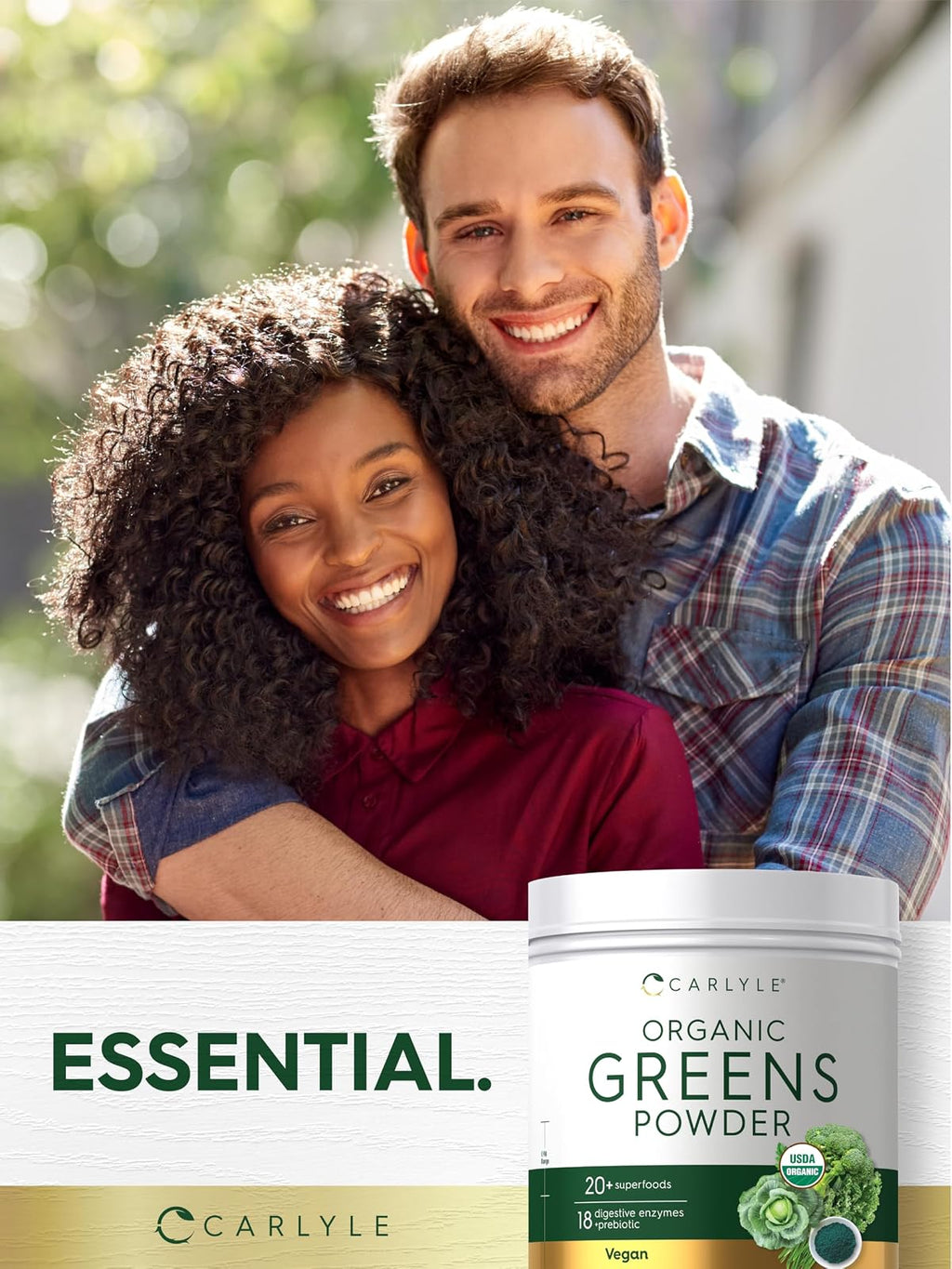 vegan-friendly organic greens powder