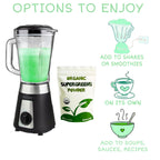 vegan-friendly organic greens supplement