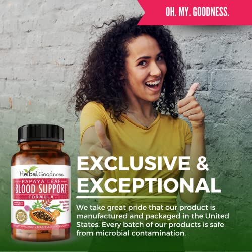 vegan-friendly papaya leaf supplement