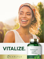 Vegan-friendly parsley leaf supplement