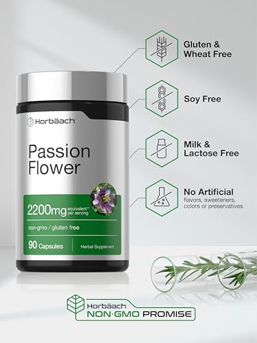 Vegan-friendly Passion Flower capsules