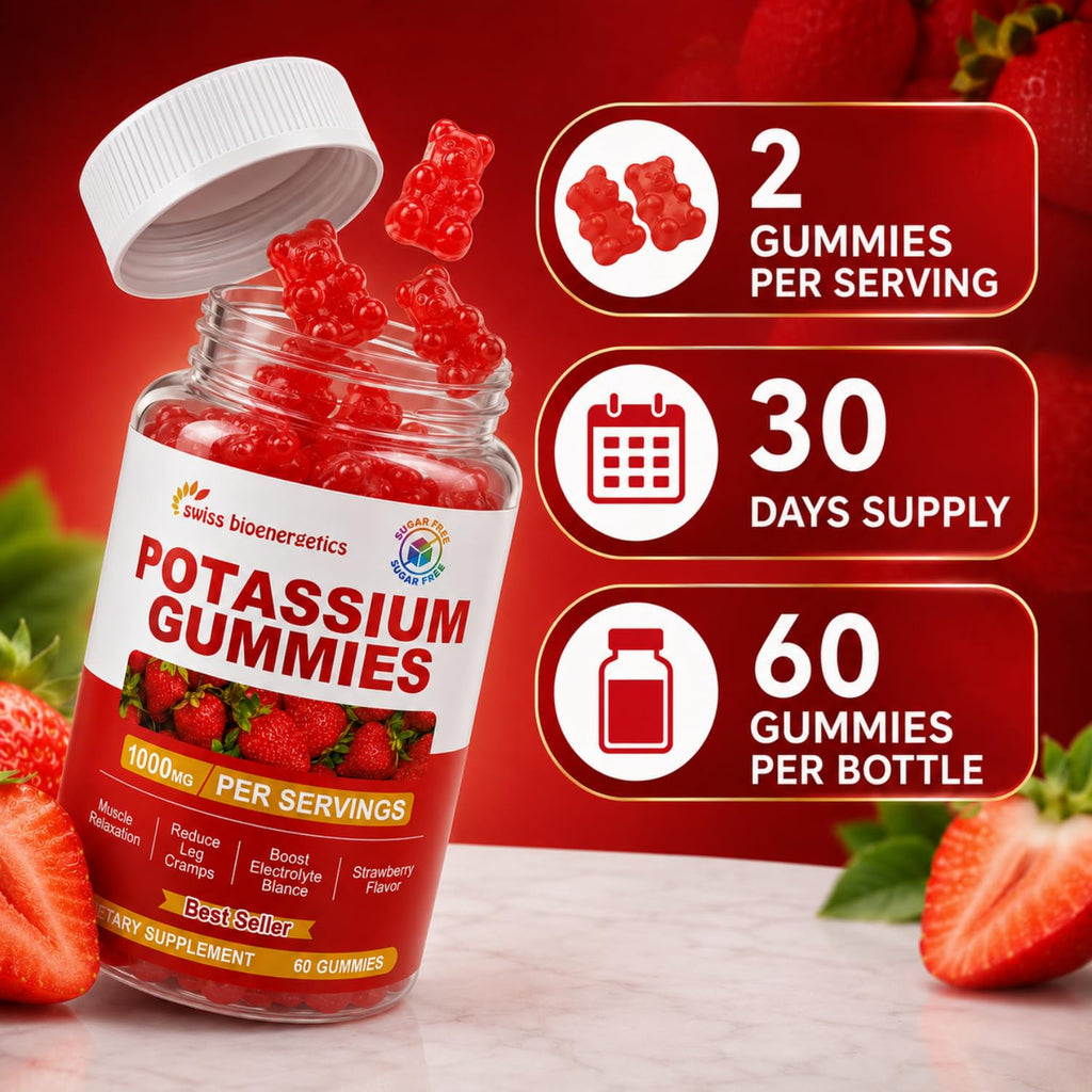 Vegan-friendly potassium gummy snacks