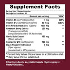 Vegan-friendly pre-workout beet root capsules