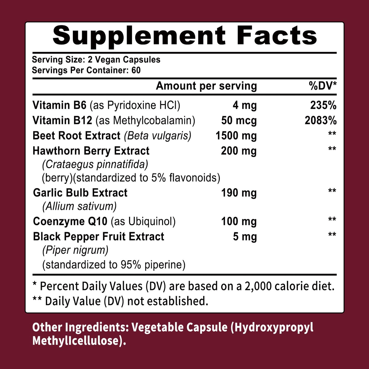 Vegan-friendly pre-workout beet root capsules