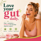 Vegan-friendly probiotic fiber gummies