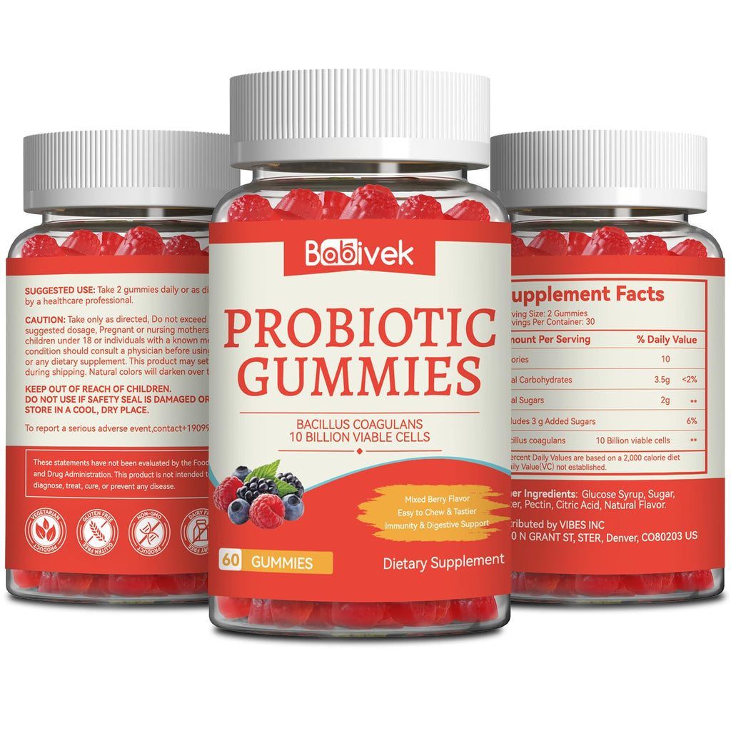 vegan-friendly probiotic gummies for sensitive stomachs