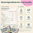 vegan-friendly probiotic kombucha gummies