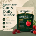 vegan-friendly probiotic kombucha gummies