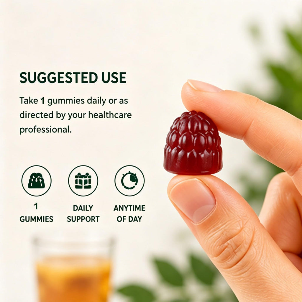 Vegan-friendly probiotic kombucha gummies