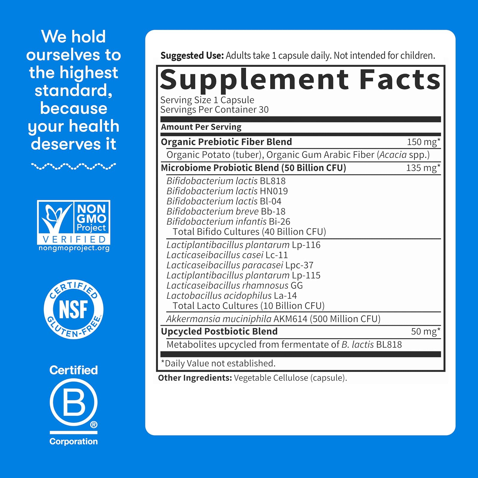 vegan-friendly probiotic supplement