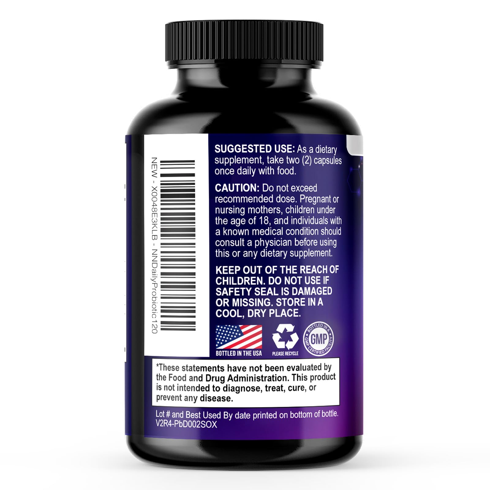 vegan-friendly probiotics 100 billion CFU