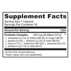 vegan-friendly probiotics 50 billion CFU