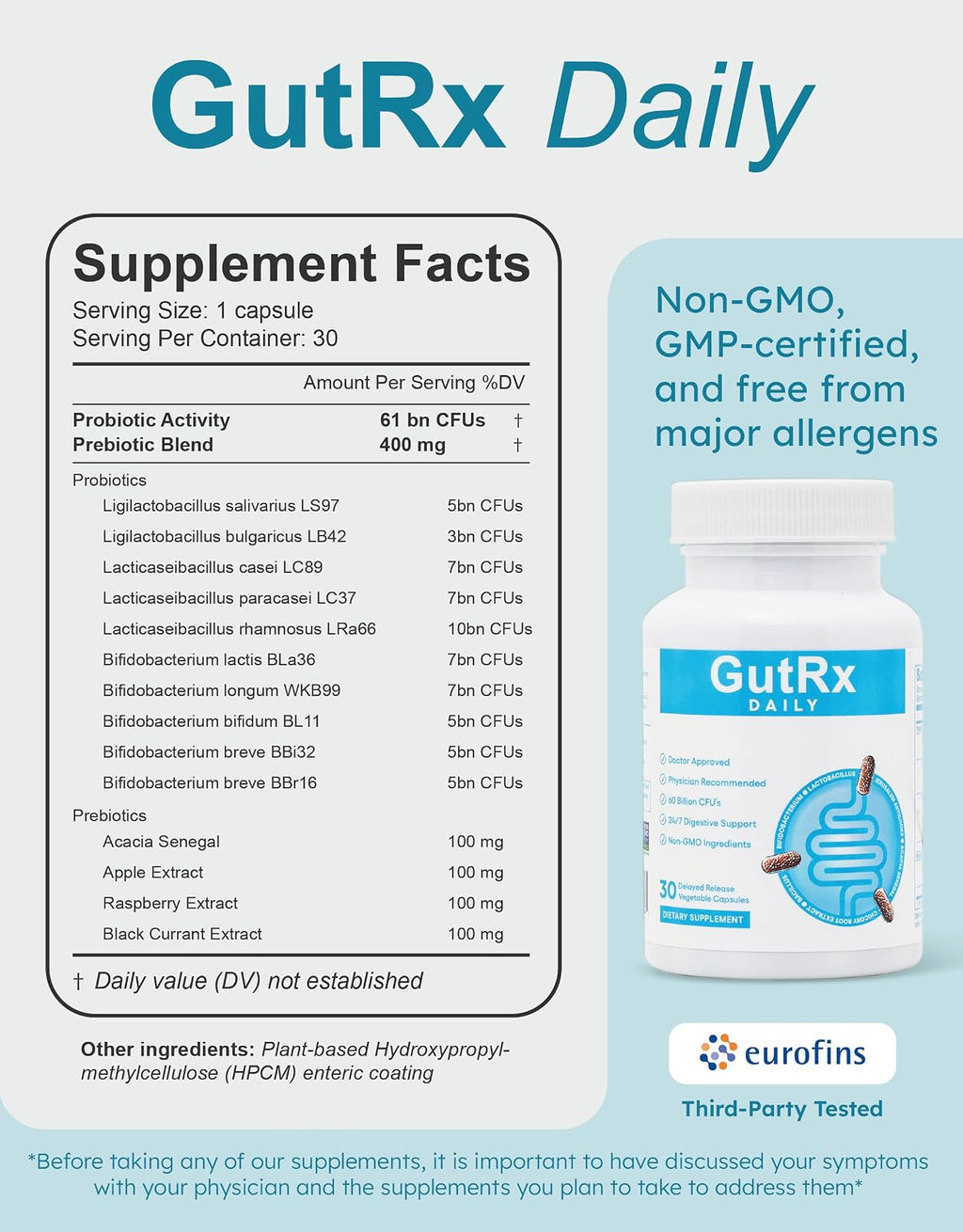 Vegan-friendly probiotics for all ages