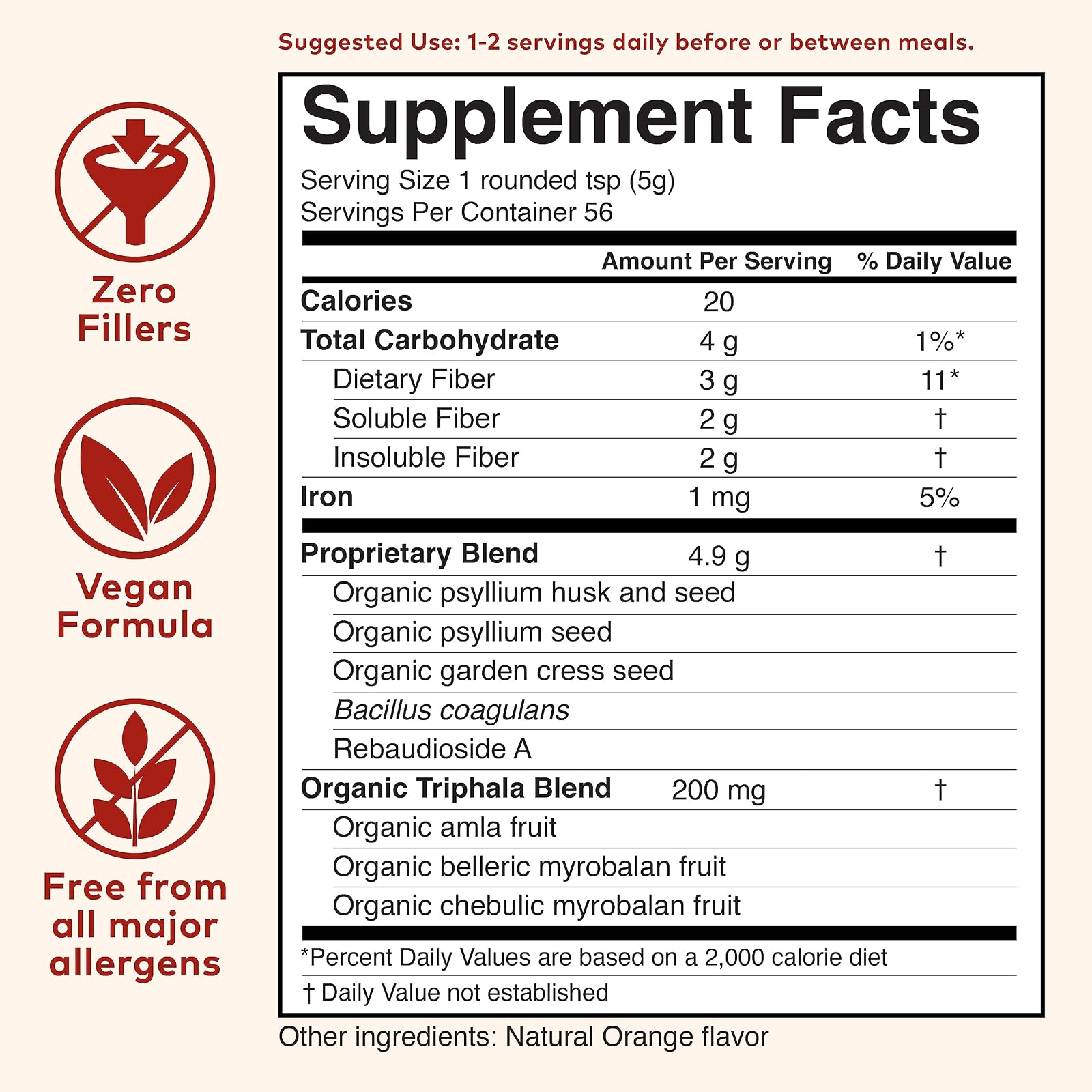 vegan friendly psyllium husk