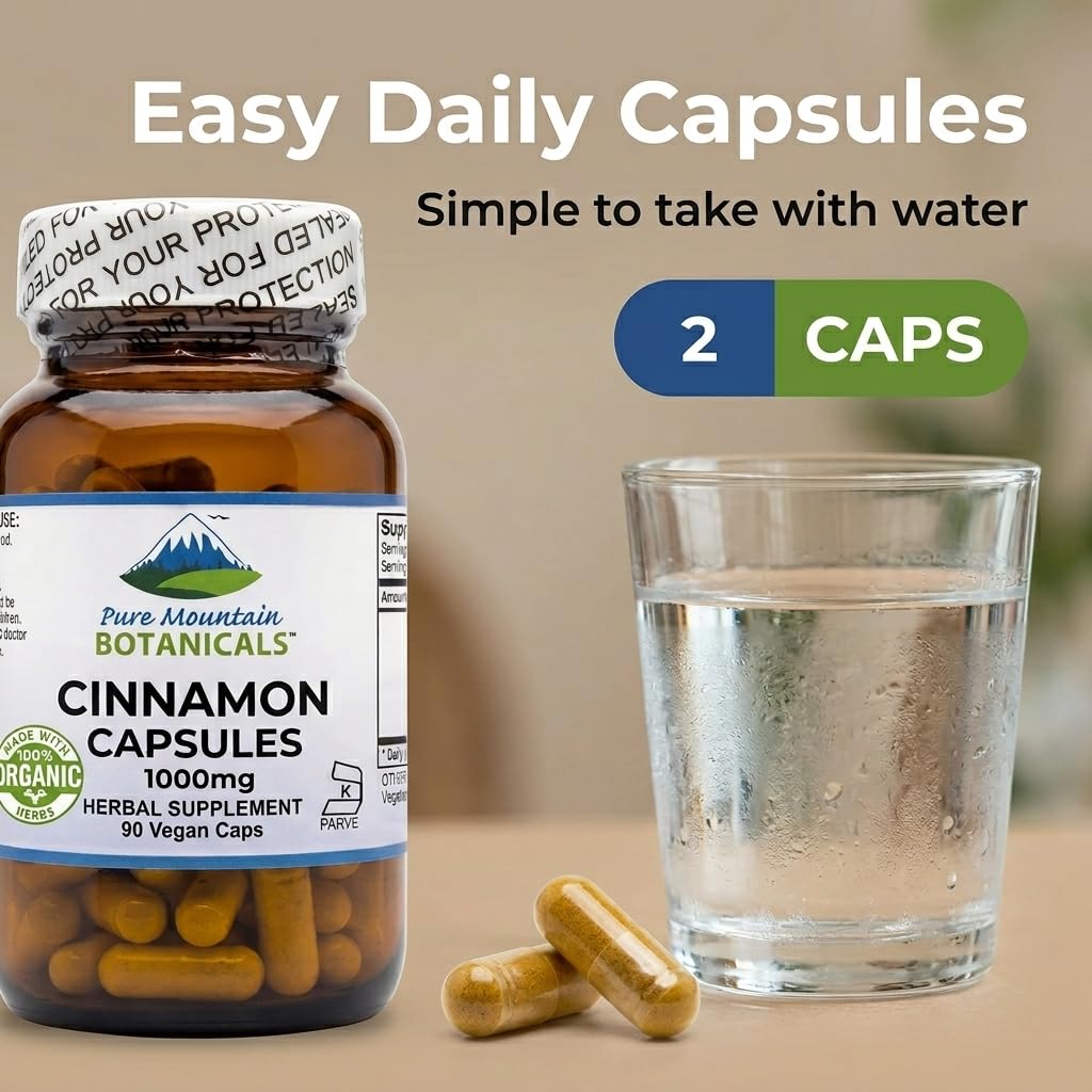 vegan-friendly pure cinnamon capsules