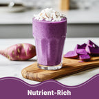 vegan-friendly purple potato powder