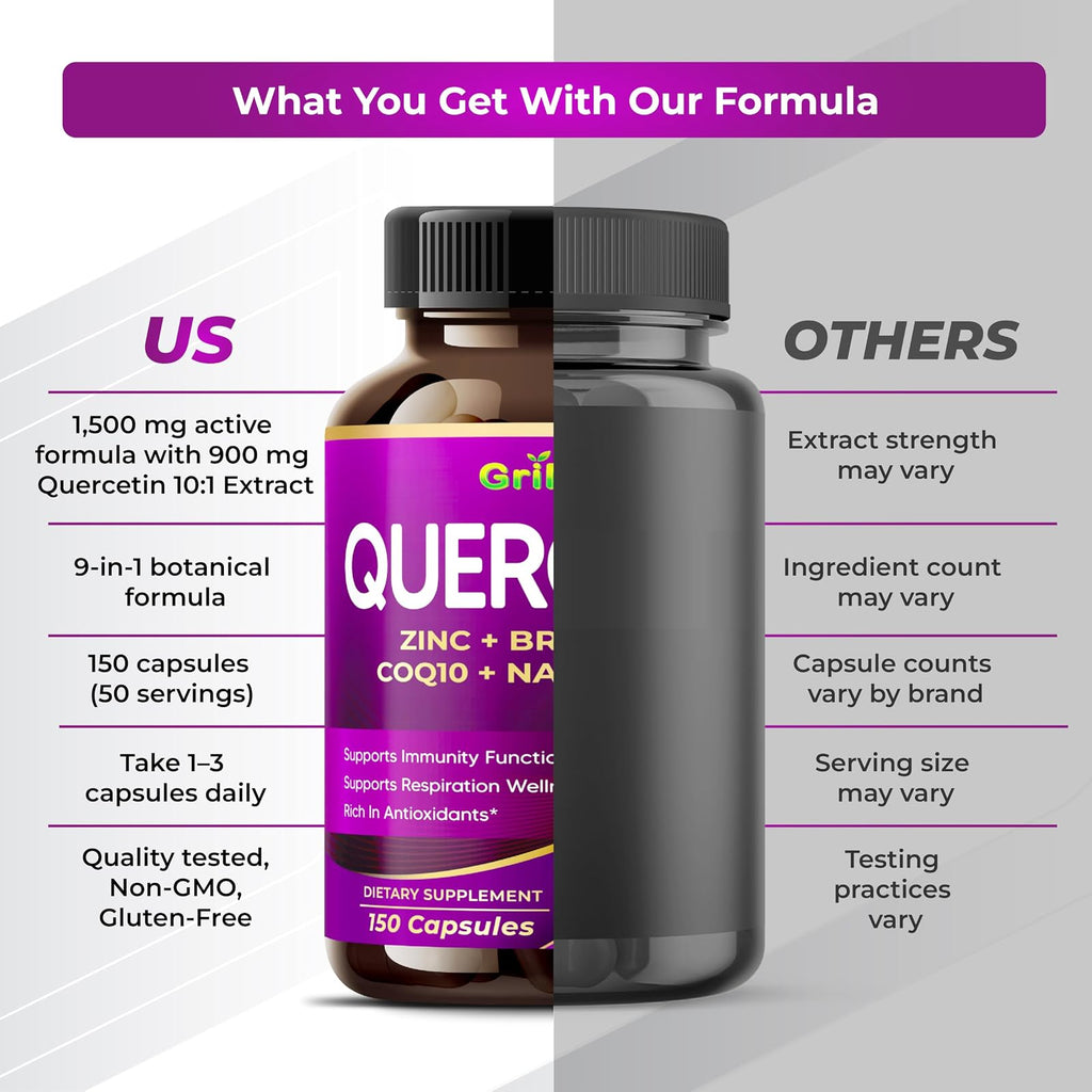 vegan-friendly quercetin complex capsules