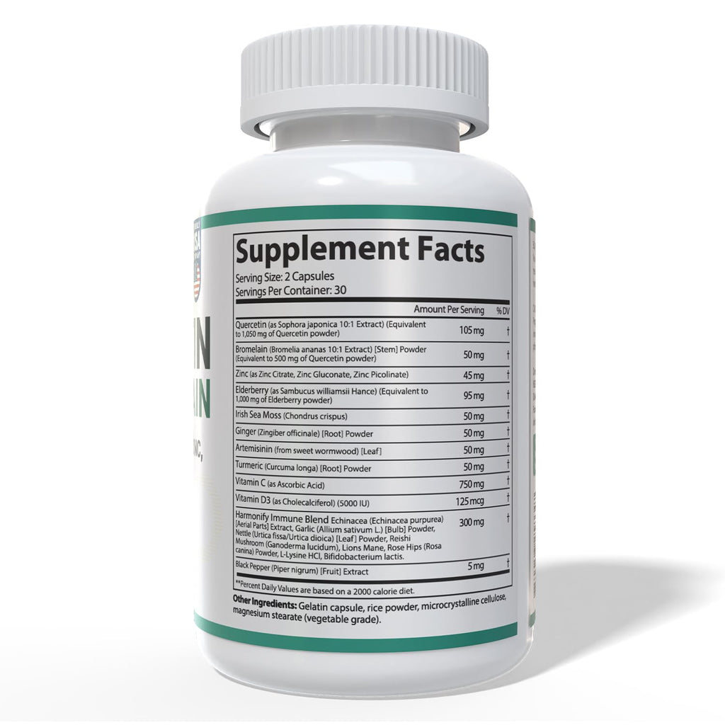 Vegan friendly Quercetin dietary supplement