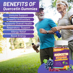 Vegan-friendly quercetin supplement gummies