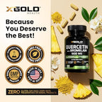 vegan-friendly Quercetin with Bromelain