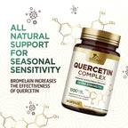 Vegan-friendly Quercetin with Bromelain