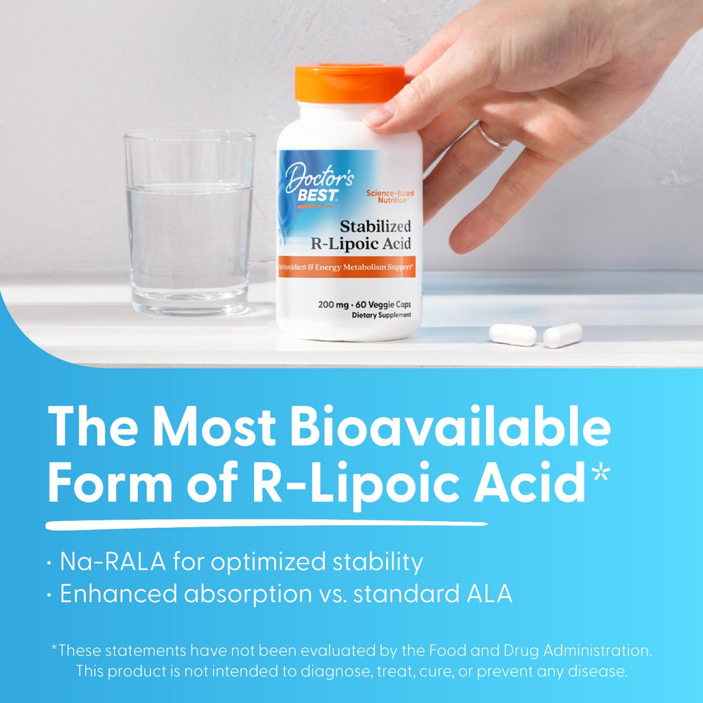 vegan-friendly R-Lipoic Acid formula