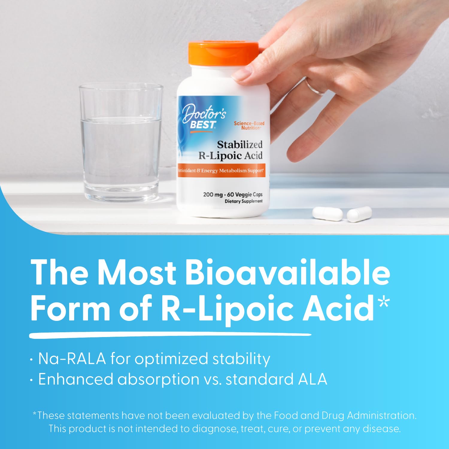 vegan-friendly R-Lipoic Acid formula