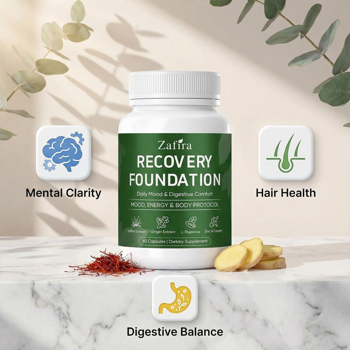 vegan-friendly recovery foundation capsules
