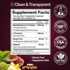 Vegan-friendly Reishi mushroom capsules
