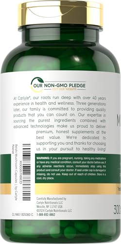Vegan friendly reishi mushroom capsules