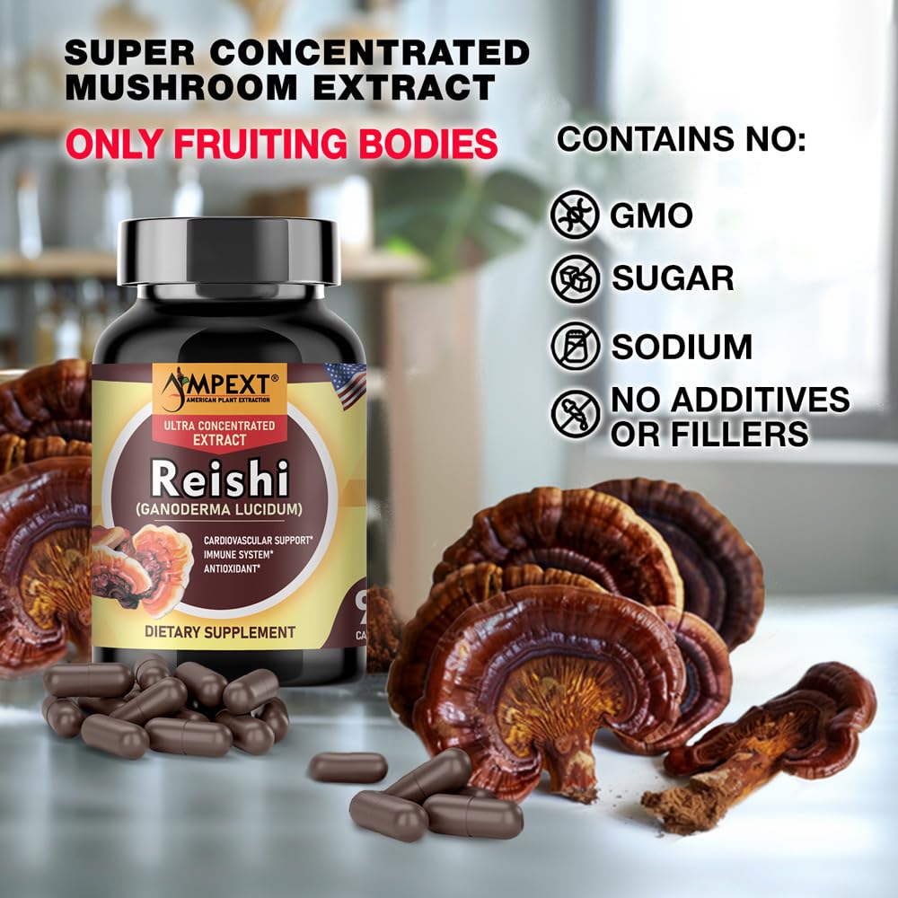 Vegan-friendly Reishi mushroom extract