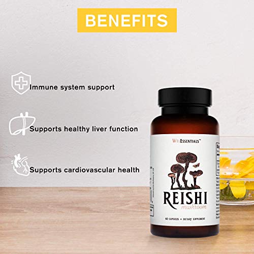 Vegan-friendly reishi mushroom supplement