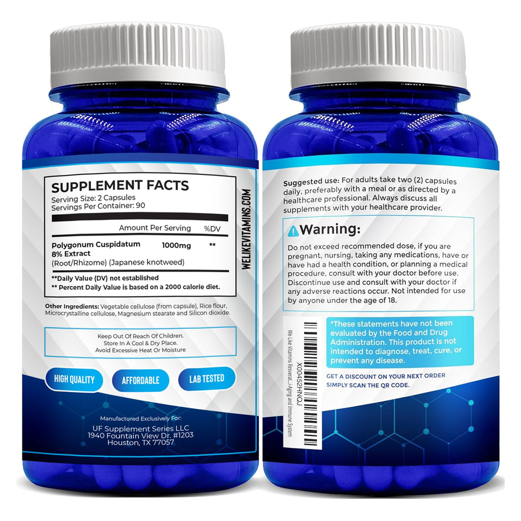 Vegan-friendly resveratrol antioxidant formula