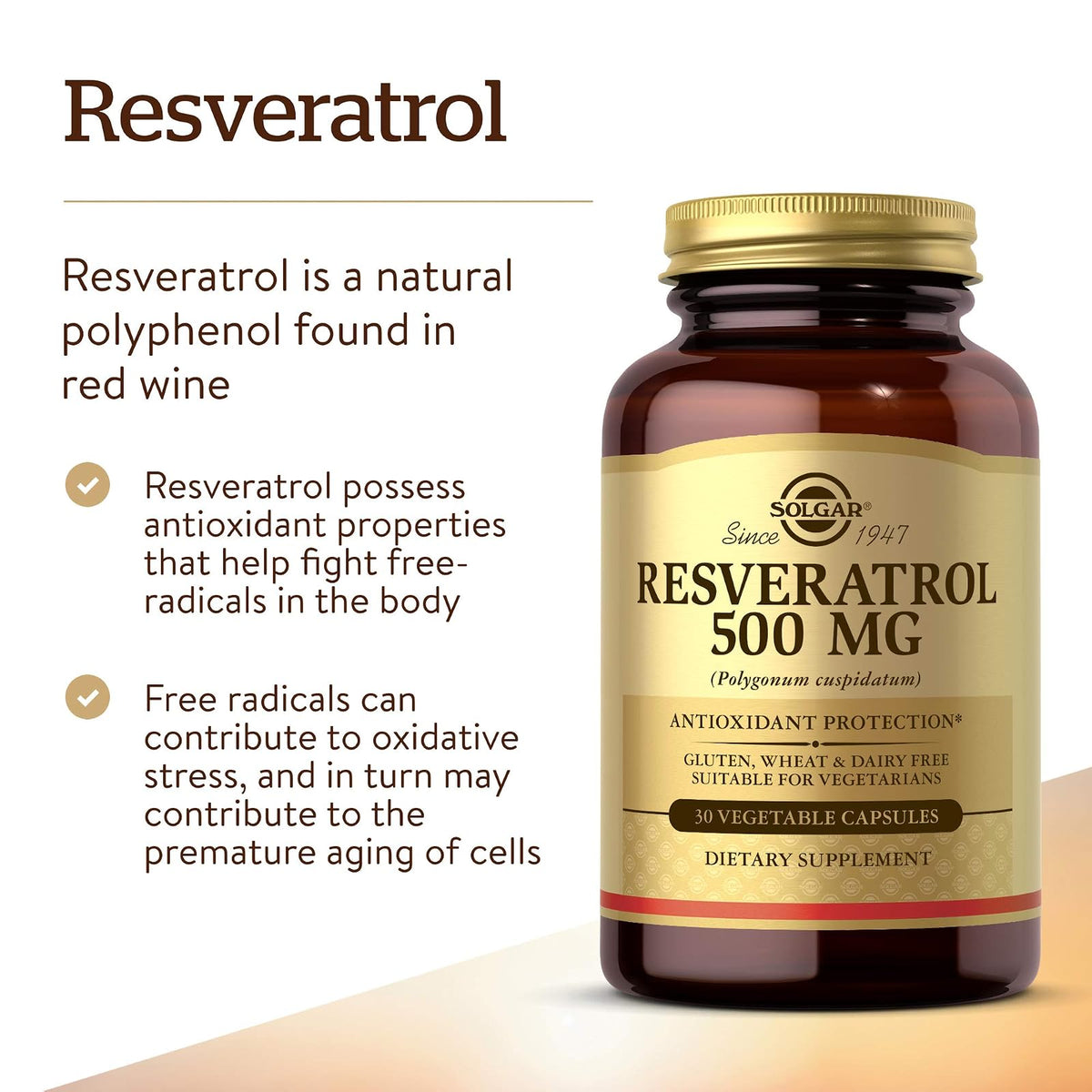 vegan-friendly Resveratrol capsules