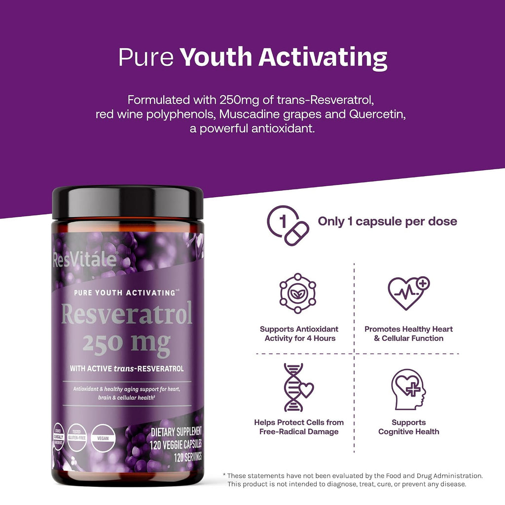 Vegan-friendly Resveratrol supplement