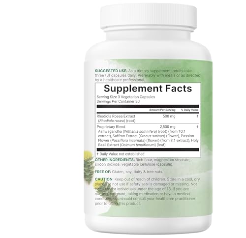vegan-friendly Rhodiola supplement