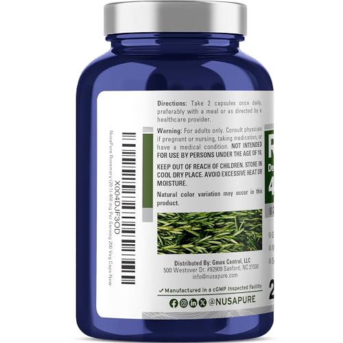 vegan-friendly rosemary supplements