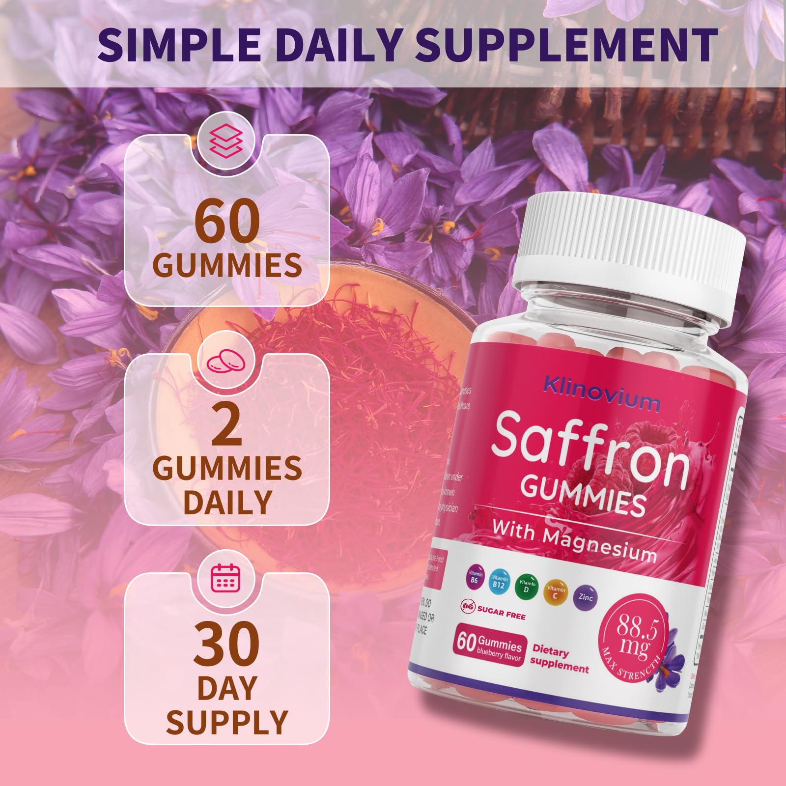 vegan-friendly saffron and magnesium