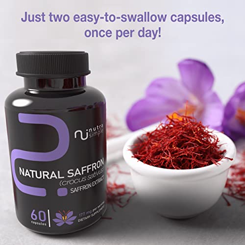 Vegan-friendly saffron capsules
