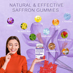 Vegan-friendly saffron gummies supplement