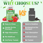 Vegan-friendly saw palmetto gummies