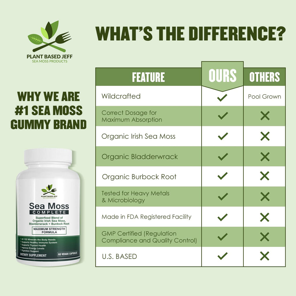 vegan-friendly sea moss supplement