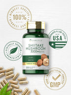 vegan-friendly shiitake mushroom capsules