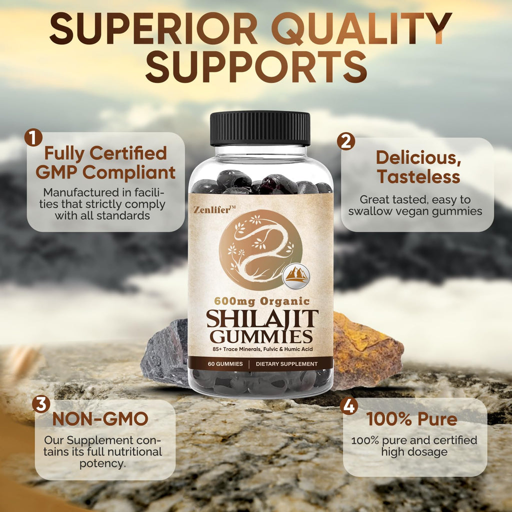 vegan-friendly shilajit gummies for vitality