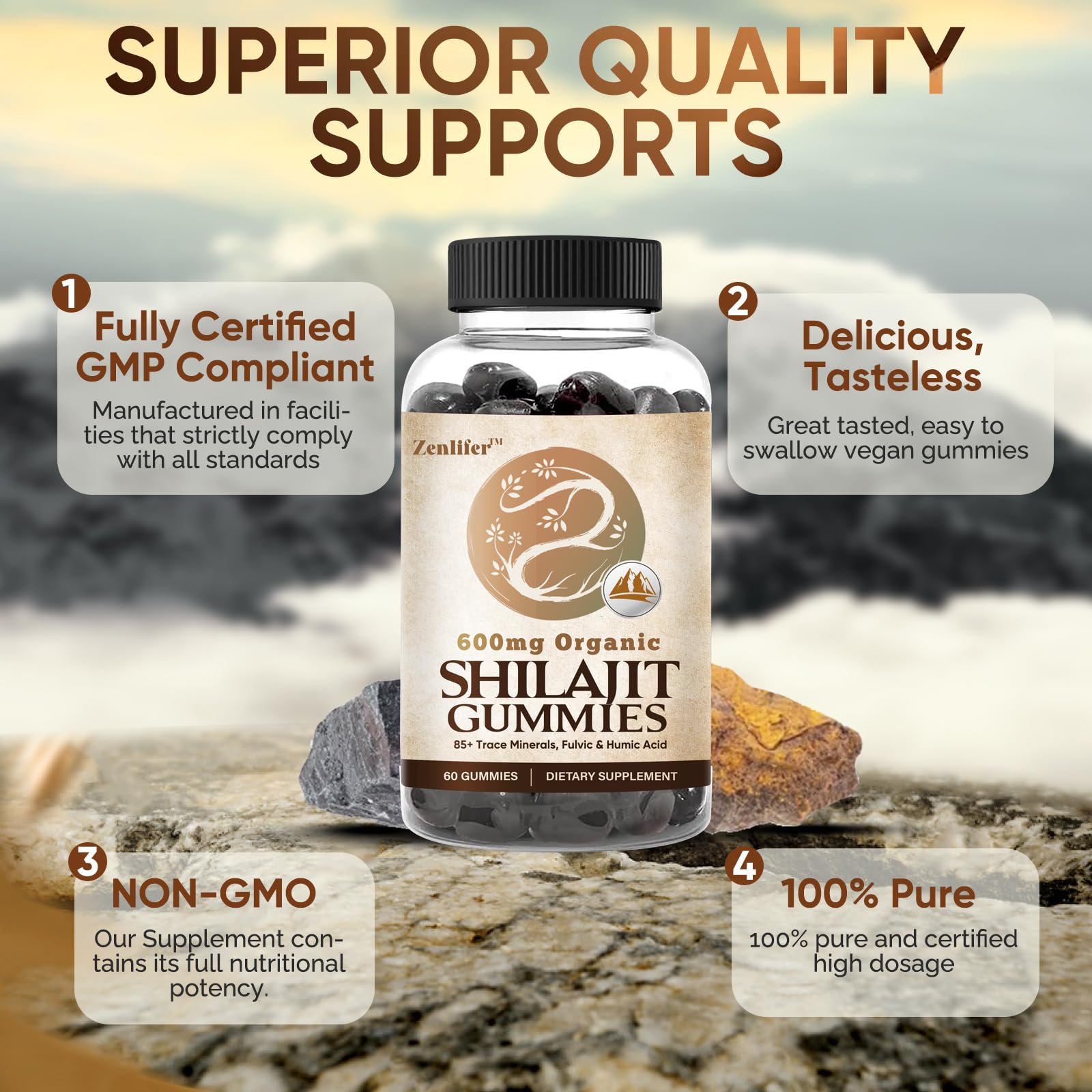 vegan-friendly shilajit gummies for vitality