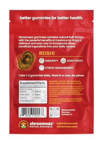 Vegan-friendly Shroomeaz mushroom snacks